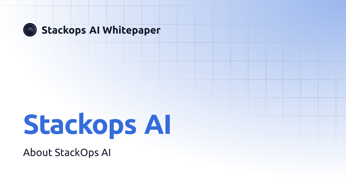 Stackops AI | Stackops AI Whitepaper
